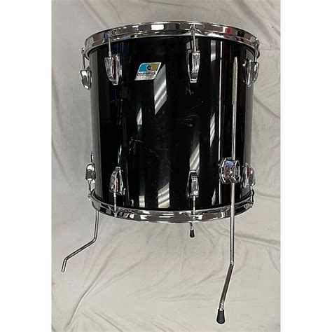 Used Ludwig Vistalite Solid Black Drum Kit Solid Black Guitar Center