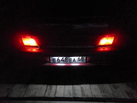 Подсветка номера — Lada 2115, 1,5 л, 2004 года | другое | DRIVE2