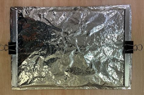 Cfrp With Unidirectional Vcf Wrapped In Aluminium Foil Before Recycling