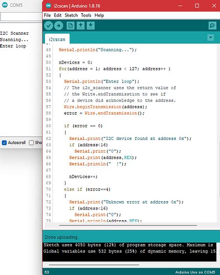 I2c Communication With The Ad5933 Networking Protocols And Devices