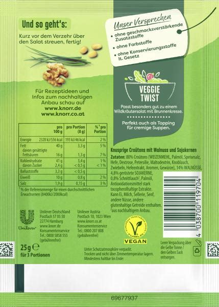 Knorr Salatkrönung Croutinos mit Walnuss und Sojakernen online kaufen