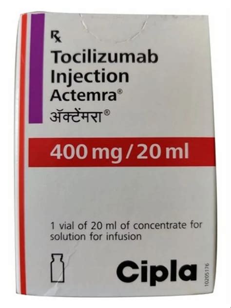 400mg Tocilizumab Injection At ₹ 30000 Vial In Nagpur Id 2855868879291