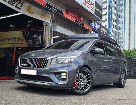 올뉴카니발 네오테크 브레이크 지오바나 F204 20인치 휠 튜닝 네이버 블로그