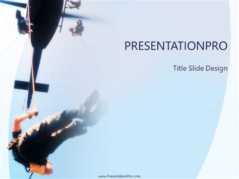 To The Rescue Military Powerpoint Template Presentationpro