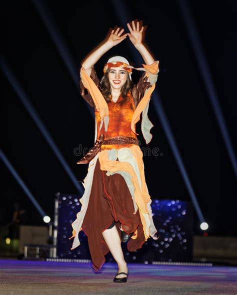 Traditional Jordanian Folklore Dance Dabke In Katara Theater Doha