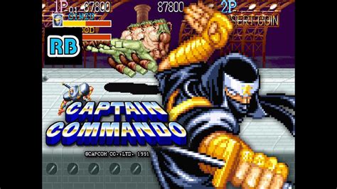 1991 60fps Captain Commando World Ginzu Norecovery Nomegacrash