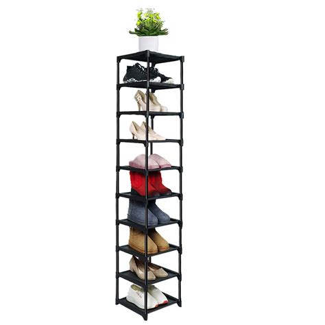 Buy ZQWSYU Shoe Rack Tier Narrow Shoe Racks For Closets Durable Enterway Shoe Rack Organizer