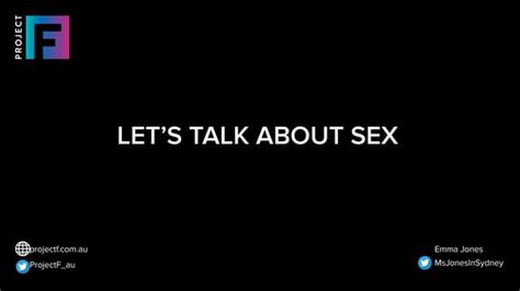 Lets Talk About Sex Ppt