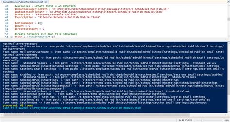 Convert Publish Files To Sitecore CLI JSON Format Flux Digital