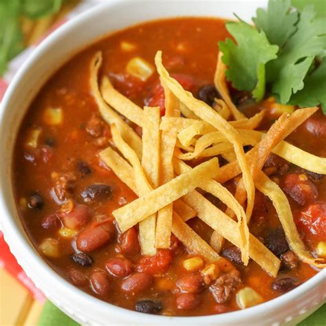 Quick And Easy Taco Soup Recipe Video Lil Luna