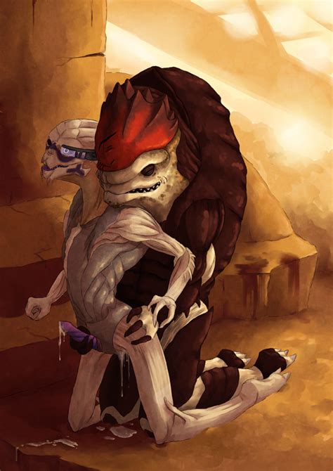Rule 34 Garrus Vakarian Gay Interspecies Krogan Male Male Only Mass