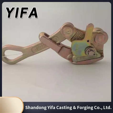 Aluminium Alloy Cable Clamp Steel Wire Rope Grip Block Puller 1t 2t 3t Cable Clamp Puller