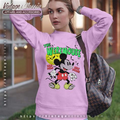Mickey Weremouse Half Wolf Half Mouse Shirt Vintagenclassic Tee