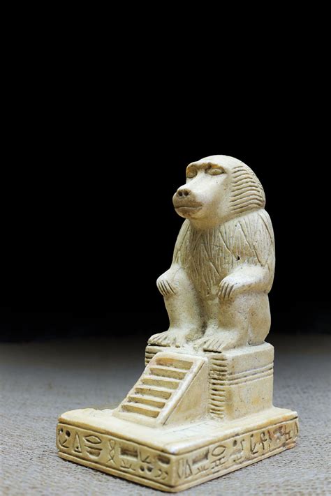 Egyptian Baboon Monkey Babi Monkey God Etsy