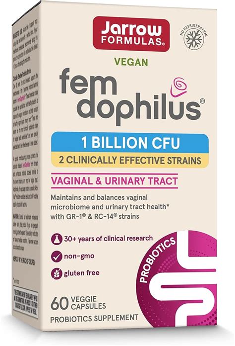 Amazon.com: Jarrow Formulas Fem-Dophilus - 1 Billion Organisms Per ...