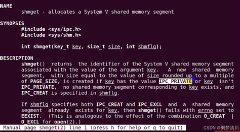简明linux系统编程 共享内存and消息队列and信号量 linux c shmget csdn博客