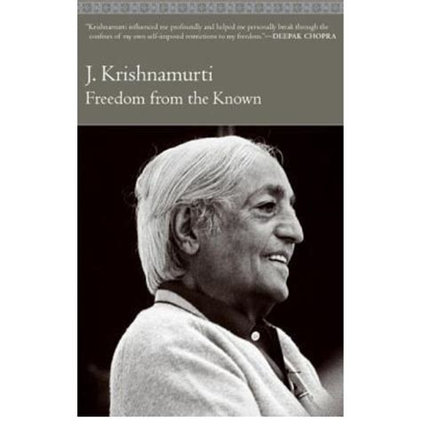 Freedom From The Known By J Krishnamurti The Books Blush