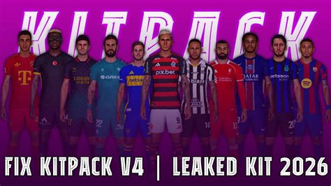 Pes 2017 Fix Kitpack 202425 Aio V4 Leaked Kit 2026 Youtube