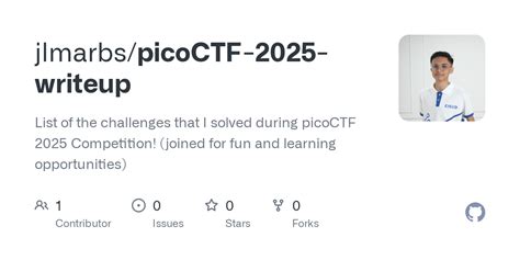 GitHub Jlmarbs PicoCTF 2025 Writeup List Of The Challenges That I