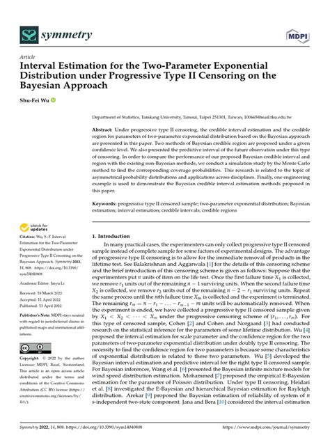 Interval Estimation For The Two Parameter Exponential Distribution