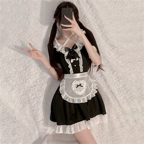 Yomorio Anime Maid Cosplay Lingerie Japanese Lolita Dress Costume Maid