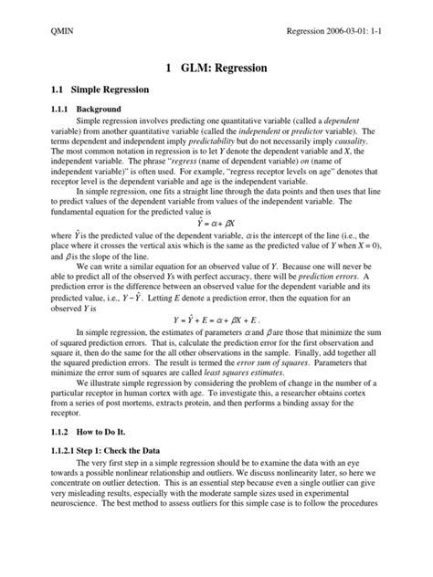 Regression 2006 03 01 Pdf Multicollinearity Errors And Residuals