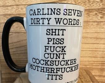 Seven Dirty Words Etsy
