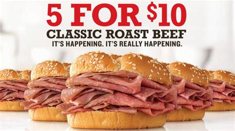 Fans Of Arbys Roast Beef Sandwich Wont Want To Miss This Deal