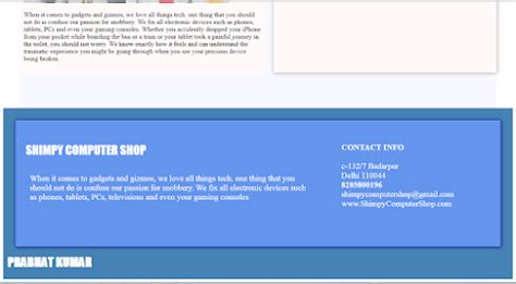 Prabhat Kumar How To Create Web Page Only HTML And CSS