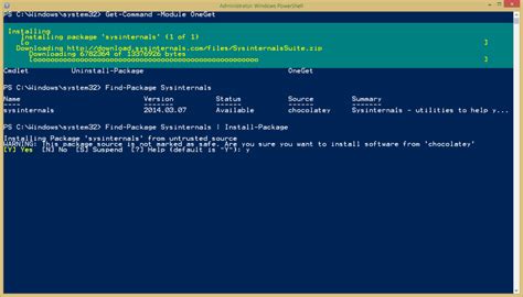 more about powershell oneget thomas maurer