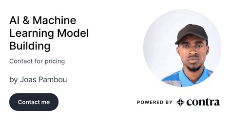 Ai And Machine Learning Model Building By Joas Pambou