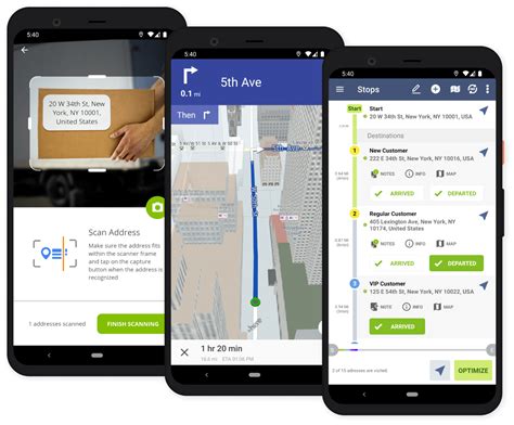 La Aplicación De Optimización De Rutas Para Android