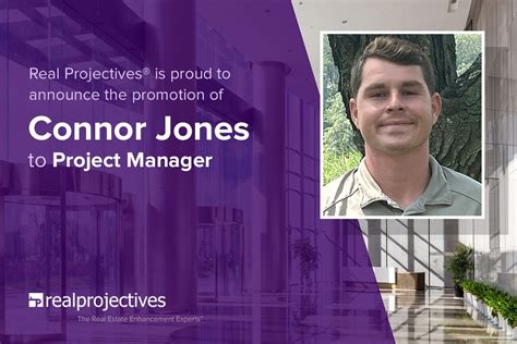 Connor Jones Promoted To Project Manager Real Projectives