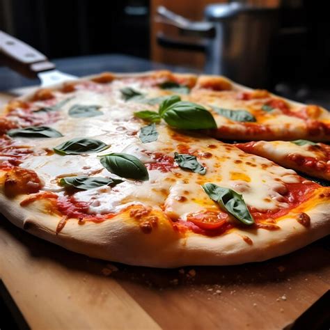 Premium Photo Fresh Baked Pizza Ai Generative