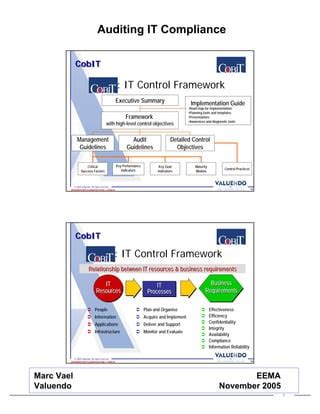 CobIT Presentation PDF