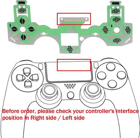 Playstation 4 Jdm 030 Jdm 040 Jdm 055 Ps4 Controller Conductive Film