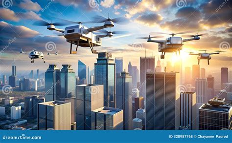 Soaring Delivery A Futuristic Vision Of Drones Transforming Logistics