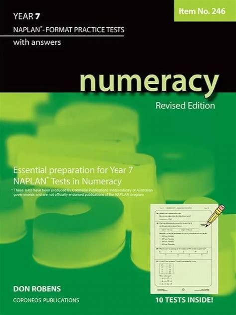 Numeracy Year 7 Naplan Format Practice Tests Basic Skills No 246