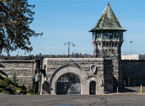 Entrée Principale Prison DÉtat Historique De Folsom Image Stock