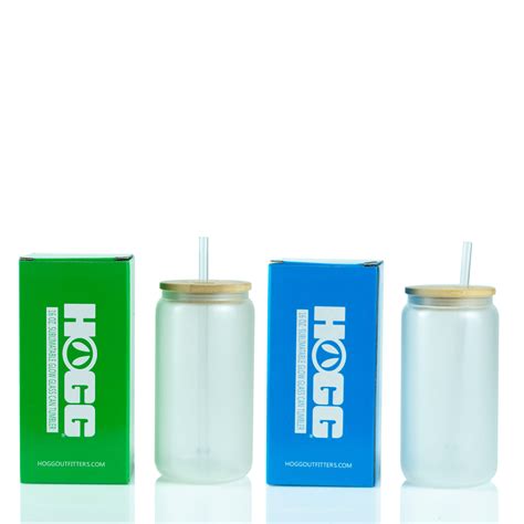 16oz Sublimatable Glow Glass Can Tumblers The Stainless Depot