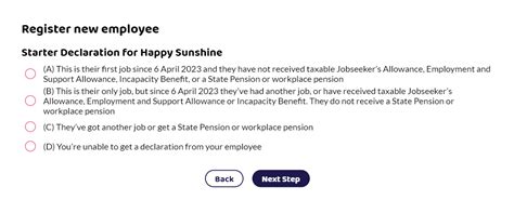 Using Hmrc Starter Checklist Shape Payroll