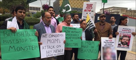 Psp Protests Across Uk Demanding Ban On Mqm Ary News