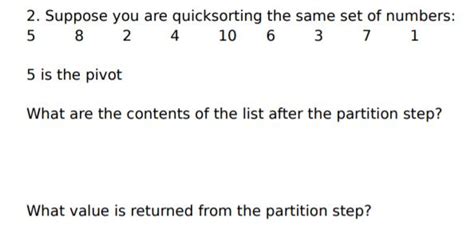 Solved 1 Suppose You Are Merge Sorting The Following List