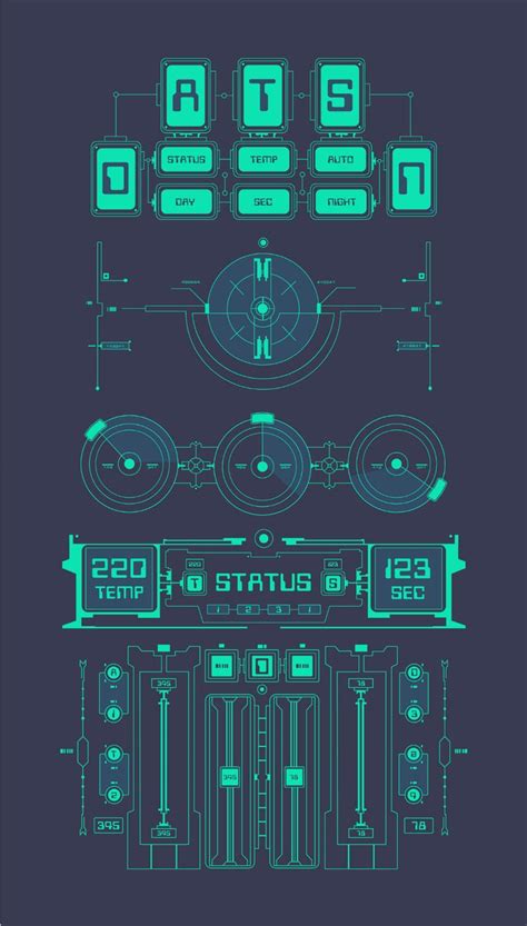 Hud Ui For Business App Futuristic User Interface On Behance Future Technology Concept