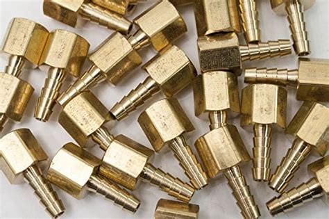 Ltwfitting Brass Fitting Coupler 14 Inch Hose Barb X 14 Inch Female