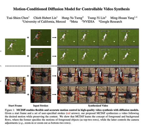 Motion Conditioned Diffusion Model For Controllable Video Synthesis R