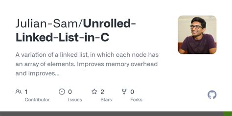 Unrolled Linked List In Cunrolled Listh At Master · Julian Sam