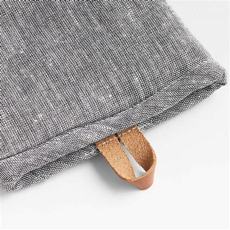 Chambray Organic Cotton Oven Mitt Crate And Barrel Canada