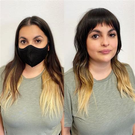 50 Most Trendy And Flattering Bangs For Round Faces In 2023 Hadviser