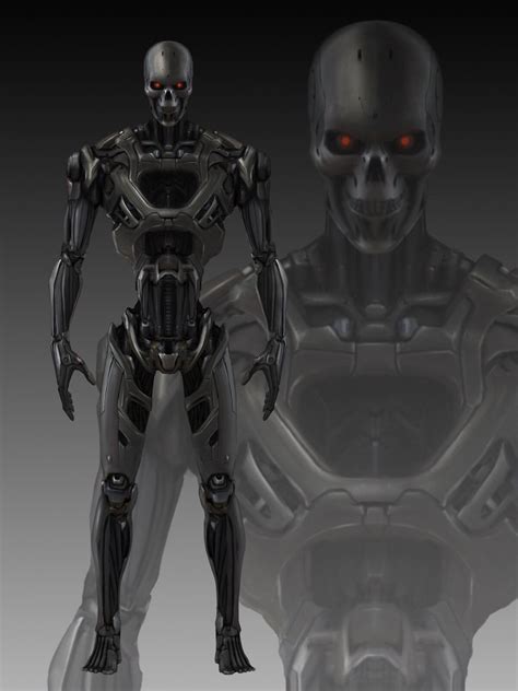Terminator T 5000 Aurum Prime Terminator Cyborgs Art Robot Concept Art